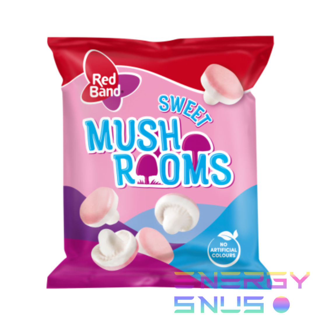 Red Band Sweet Mushrooms 100g - Energy Candy Shop