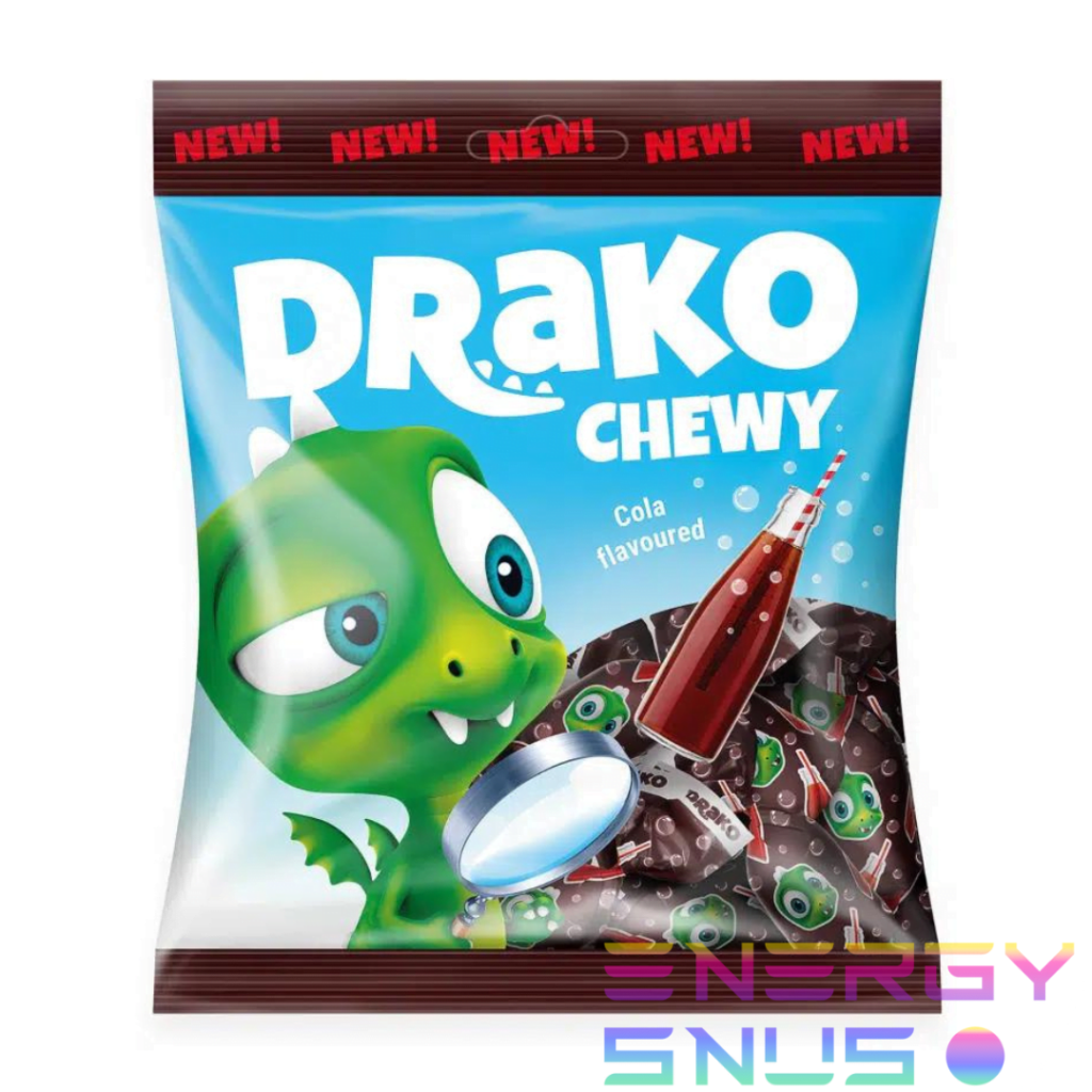 Drako Cola Flavoured Chewing Candy - Energy Candy Shop