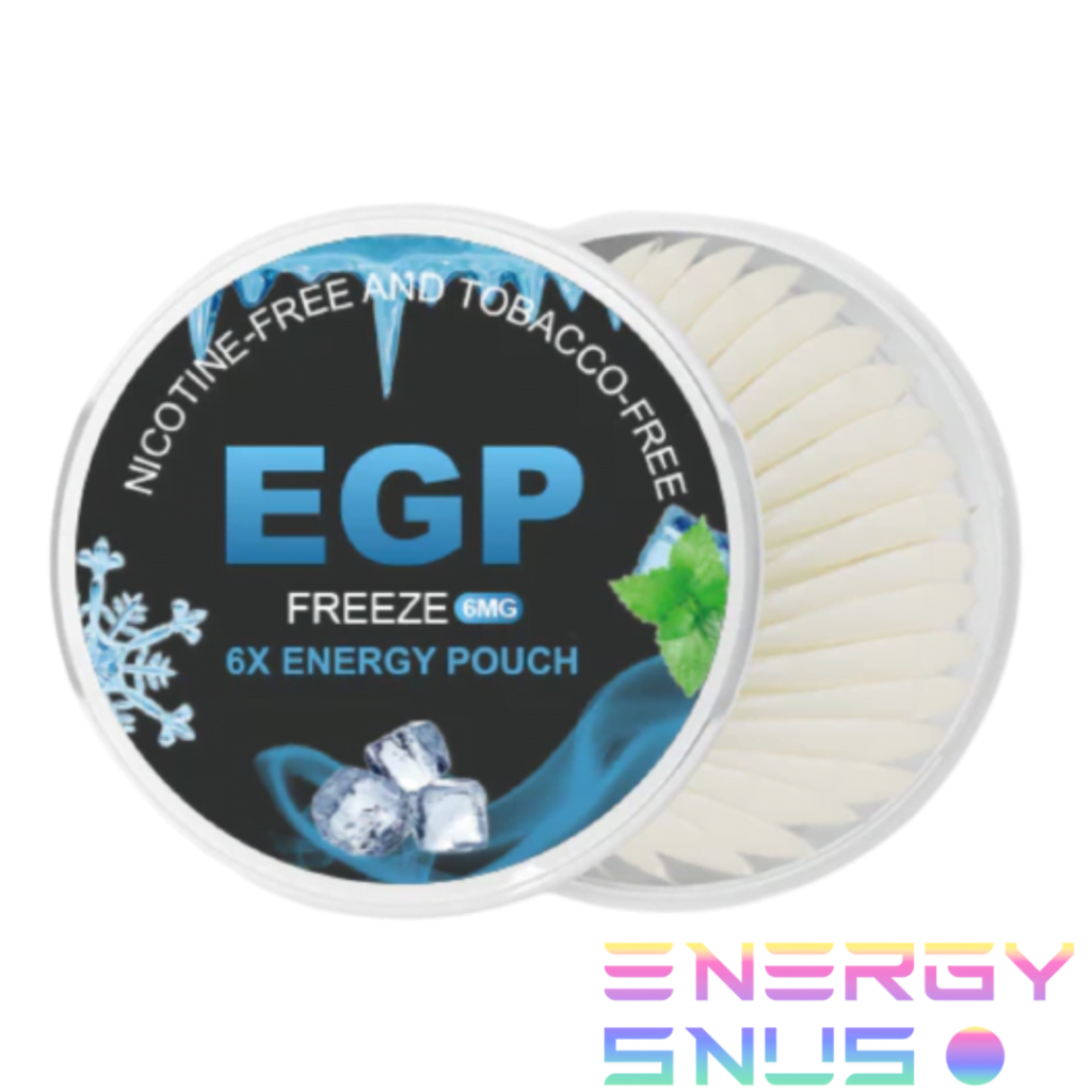 EGP 6X Freeze Energy Pouches - Energy Snus Shop
