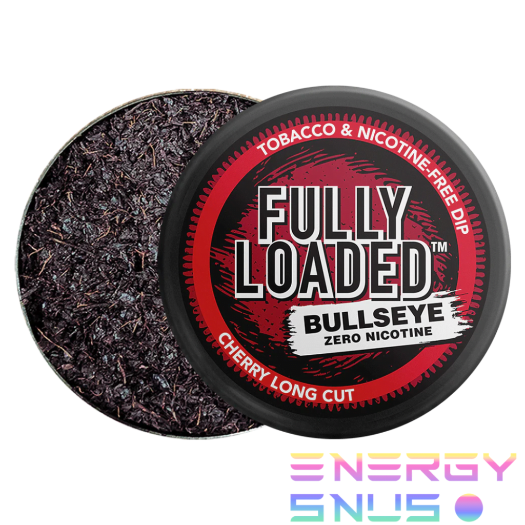 Fully Loaded Cherry Dip Bullseye Nicotine Free - Energy Snus Shop
