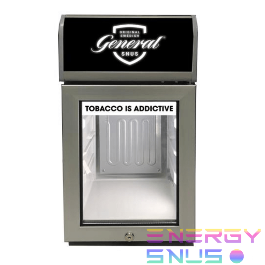 GENERAL Snus Fridge - Energy Snus Shop