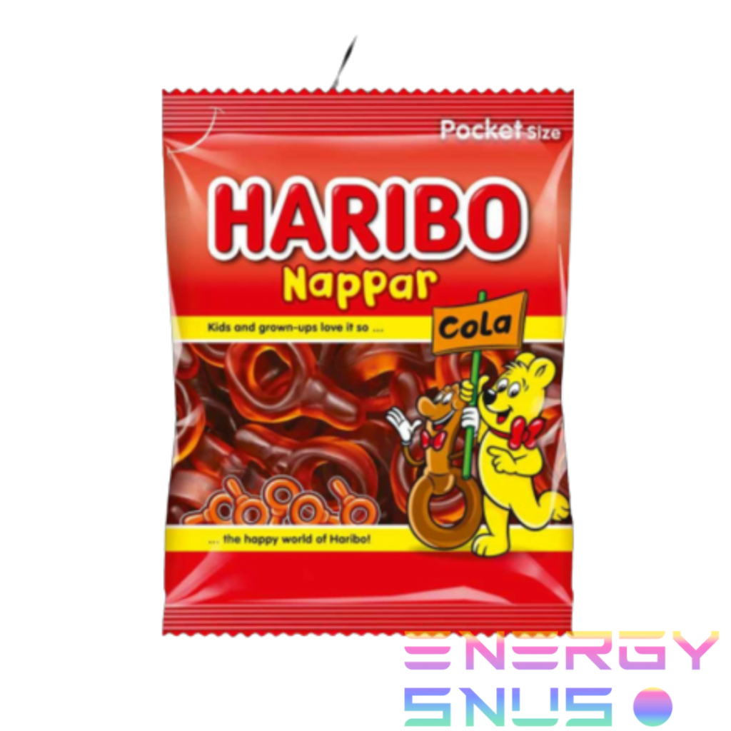 Haribo Nappar Cola 80g Candy - Energy Snus Shop