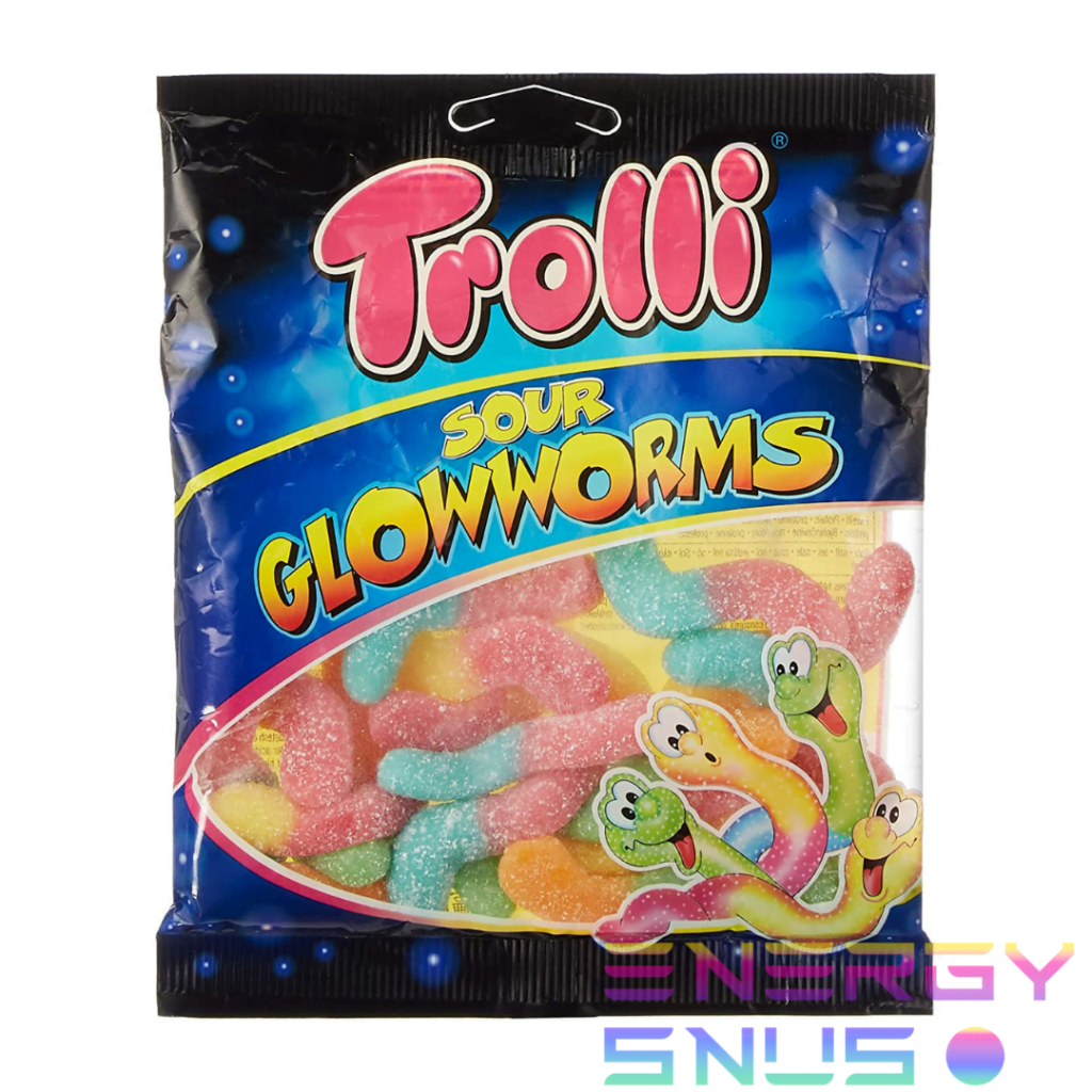 Trolli Sour Glowworms - Energy Snus Shop