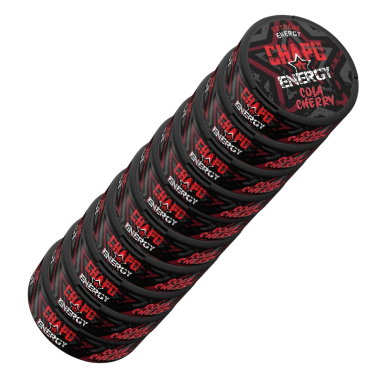 CHAPO ENERGY Cola Cherry 10pack - Energy Snus Shop
